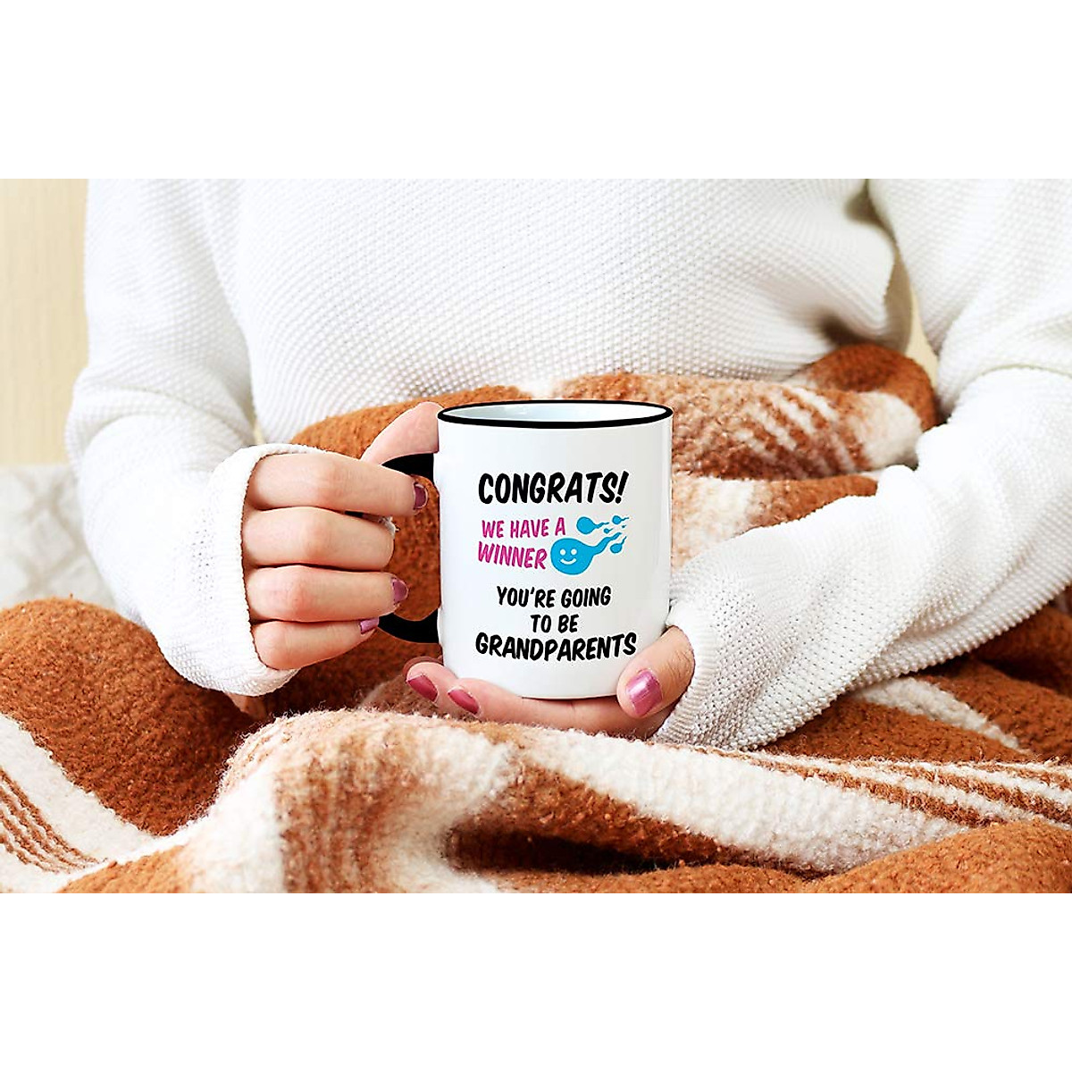 Casitika Pregnancy Announcement For Grandparents. 11 oz First Time Grandma Coffee Mug. Gifts for Baby Announcement to Grandparent. Congrats You're Going to be Grandparents.