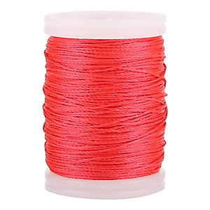 Alomejor Bow String Serving Thread and Nylon String Use for Bowstring Archery Supplies Suitable for Outdoor Sport(Red)