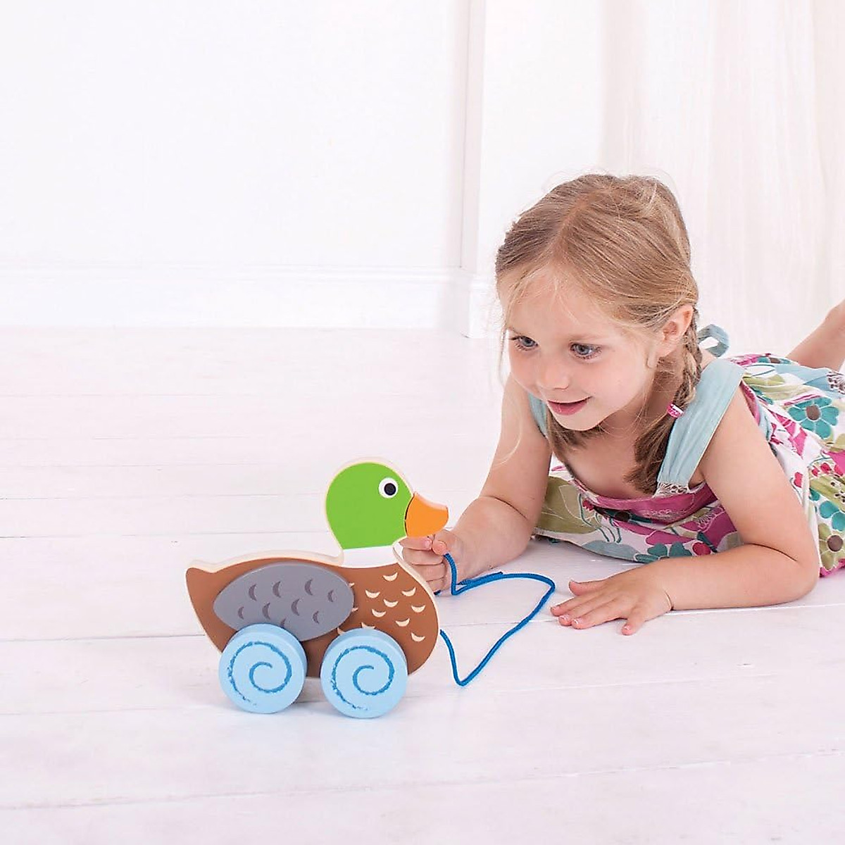 Bigjigs Toys Wooden Duck Pull Along Toy