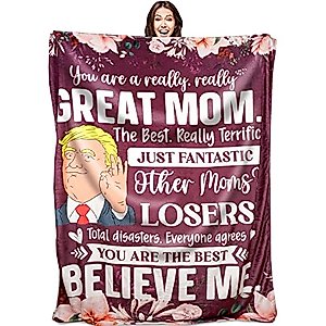Anthurium Gifts for Mom from Daughter, Son, Husband-Gifts for Wife, Mom Gifts, Great Mother Gifts, Birthday Gifts for Mom Wife- 60''x80'' Blanket