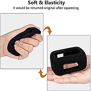 [2 Pack] Hero 11 10 9 Foam Windslayer Housing Case, Windscreen Windshield Windslayer Cover Housing Frame Case Compatible for Gopro Hero 9 10 11 Housing Frame Case Video Noise Reduction Accessory