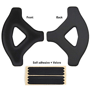 VRbrother Newer Version Head Pad for Oculus Quest VR Gravity Pressure Balance Cushion head Pad can reduce head pressure enjoying Virtual reality game ，head strap pad is made black sponge
