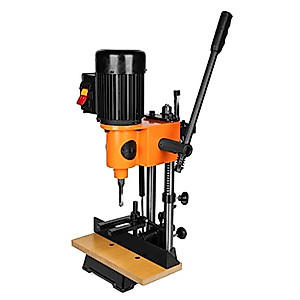 WEN 43013 5-Amp Cast Iron Bench Mortiser with Chisel Bit Set