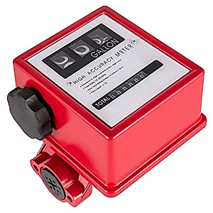 VEVOR Mechanical Fuel Meter 20 GPM Fuel Flow Meter 3-Digital Batch Display Fuel Transfer Meter 1 Inch Diesel Fuel Flow Meter All Fuel Transfer Pumps Gasoline Flow Meter
