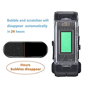 Aemus (3Pack) Compatible with Bandai Vital Bracelet BE Screen Protector For Digital Monster Digivice BE -VV- Protective Film HD Clear TPU Film