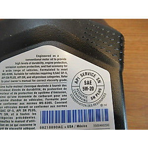 Dodge Ram 1500 5.7L Hemi Mopar MaxPro 5w20 Oil & Filter Change Kit OEM