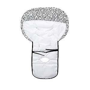 Nuby High Chair Cover Protecting from Spills and Crumbs, Water Resistant, Brush Strokes Print