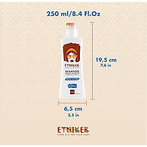 ETNIKER Deep-Cleansing Clarifying Shampoo | Afro-textured, Curly & Wavy hair | Remove Build-Up & Restore Shine | Free from Salt and Parabens | by L’mar | Size: 8.4 fl oz (250 mL)
