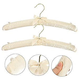 Veemoon 2pcs Non-Slip Hanger Sweater Hanger Wide Shoulder Hangers Scarf Hangers Socks Hanger Bride Hangers Decorative Hangers Clothes Duty Hangers Household Clothes Hanger Pants Hangers