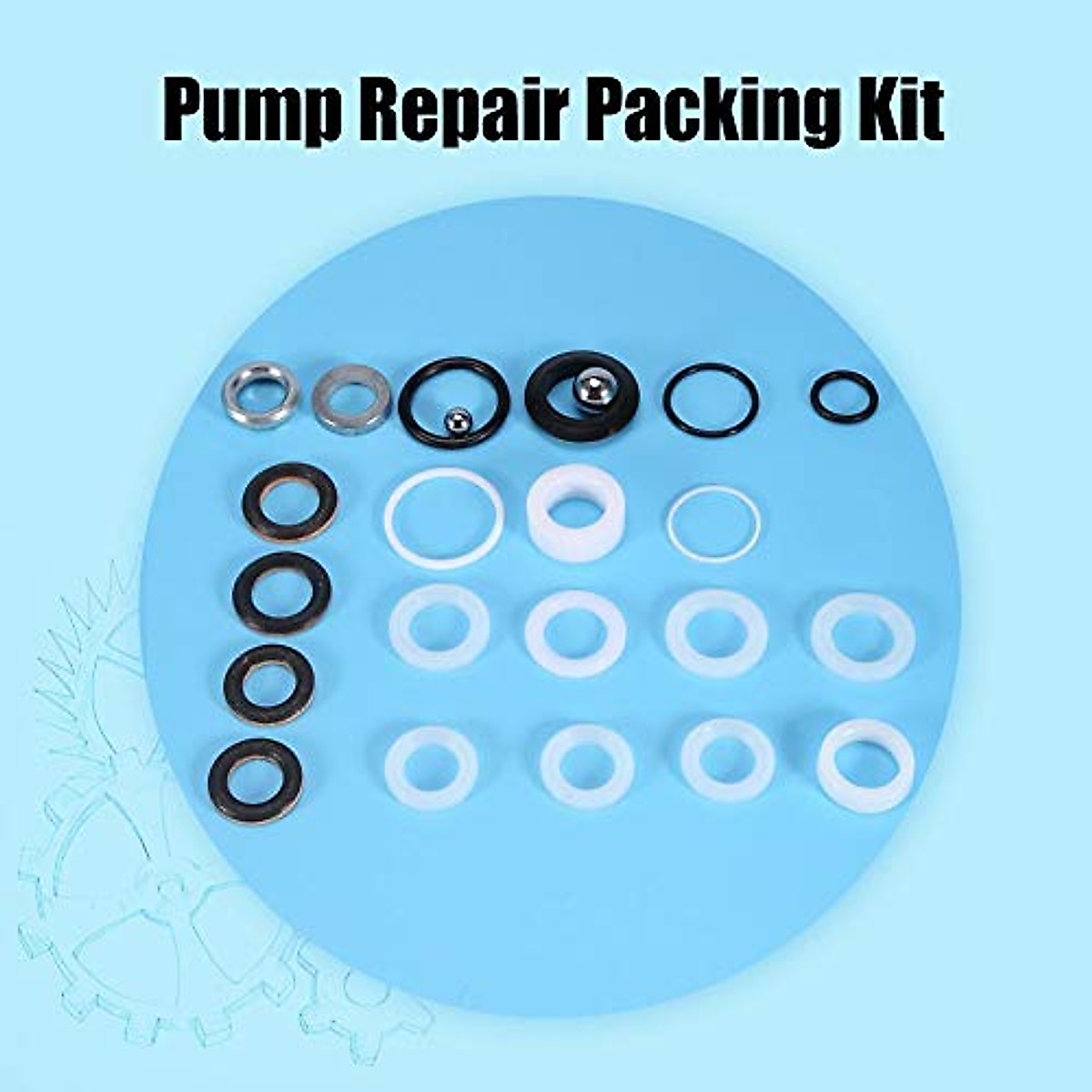 Paint Sprayer O Ring Seal Rings Pump Repair Packing Kit Fits Sprayer Pump Repair Kits for Ultra 390 395 495 595