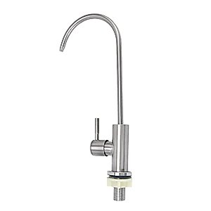 VTOSEN Kitchen Water Filter Purifier Faucet 304 Stainless Steel 360° Rotation Thickened Water Filtration Faucet for Kitchen Living Room