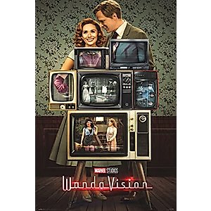 WandaVision - TV Show Poster (Live On TV) (Size: 24" x 36")