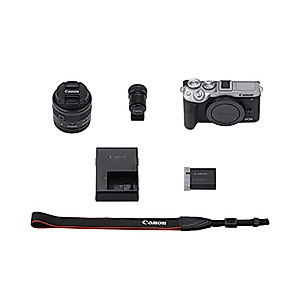 Canon EOS M6 Mark II Mirrorless Camera with EF-M 15-45mm Lens 612C011