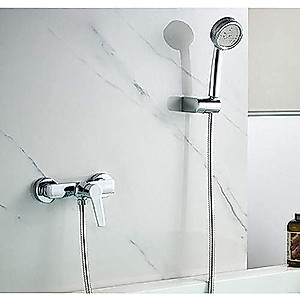 Kitchen Taps Single Handle Bathtub Faucet Shower Mixer Faucet Brass Cold and Hot Bathroom Bathtub Faucets Chrome Wall Mounted