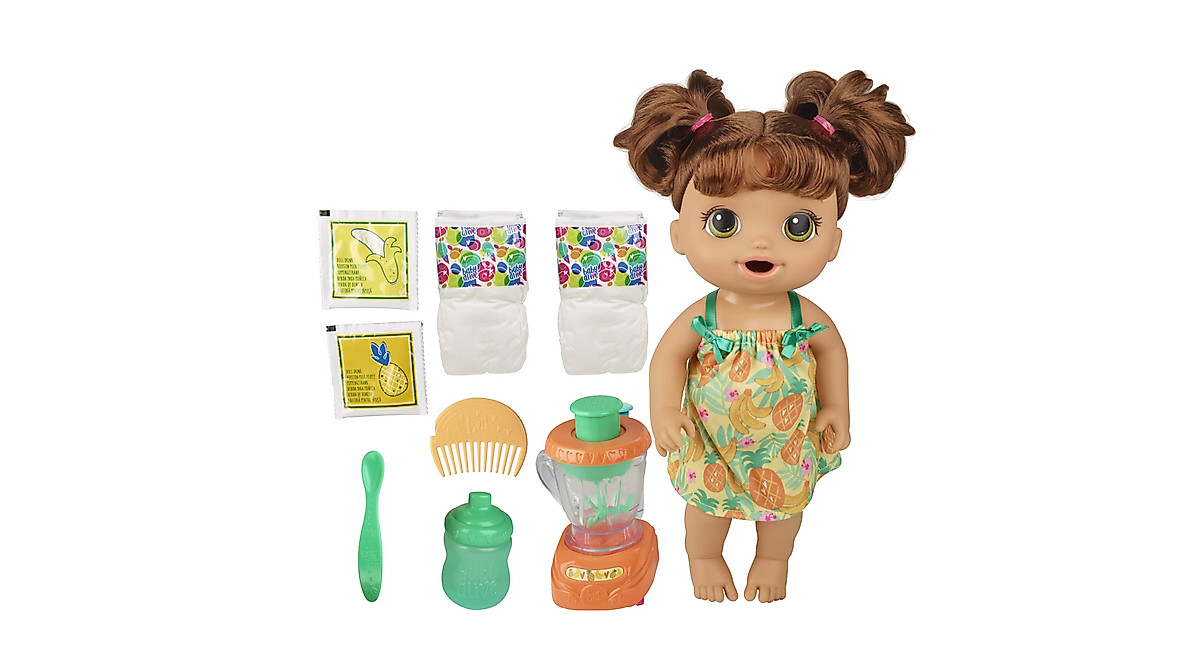Baby Alive Magical Mixer Baby Doll with Real Working Blender for Kids 3+