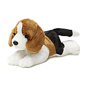 Aurora® Adorable Mini Flopsie™ Homer™ Stuffed Animal - Playful Ease - Timeless Companions - Brown 8 Inches