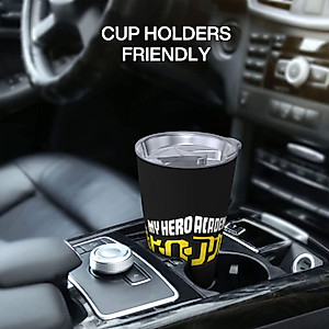 JIESAJ Anime My Hero Academia Insulated Tumbler 20oz Drinking Cup For Mans Womens Insulated Tumbler