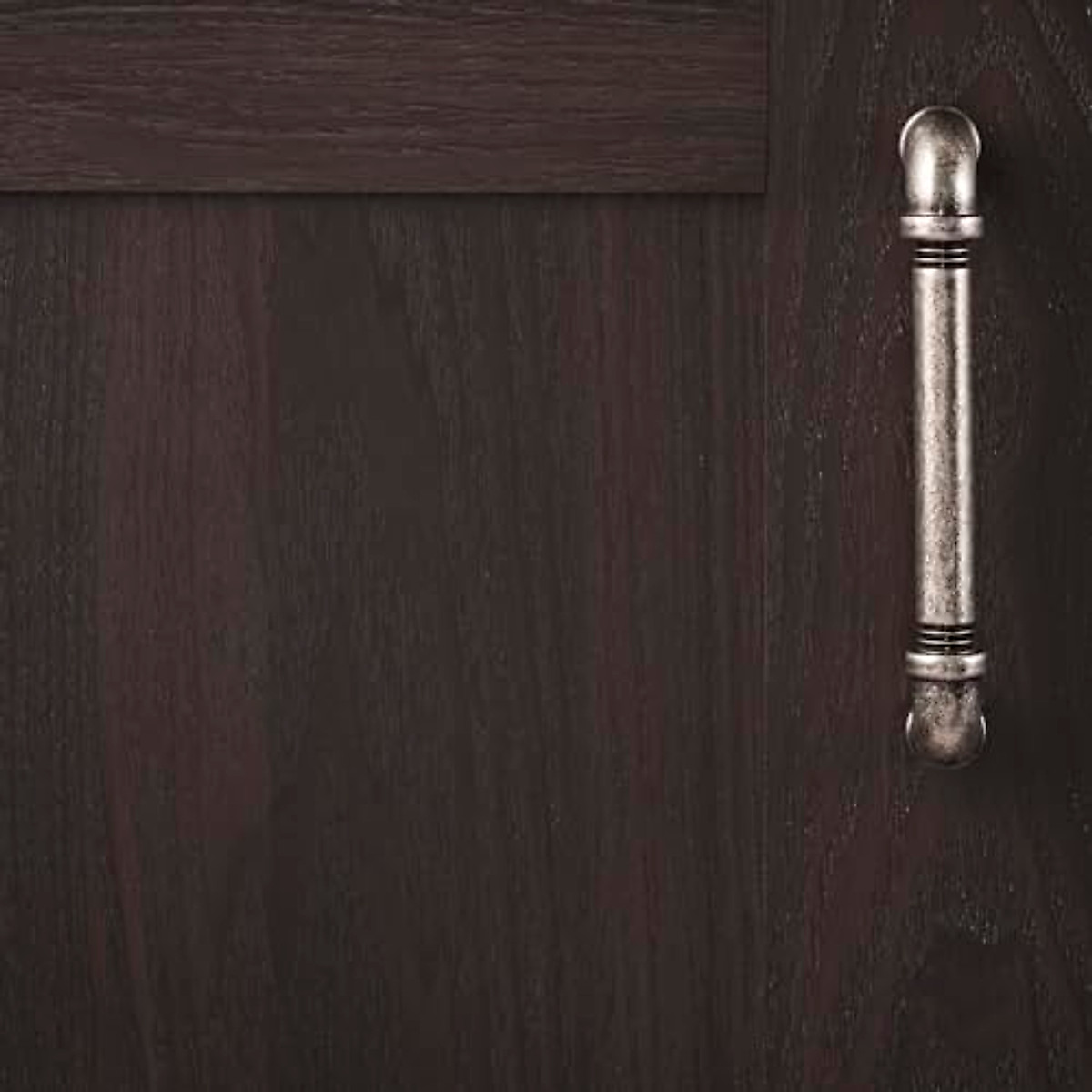 Hickory Hardware Pipeline Collection Pull 5-1/16 Inch (128mm) Center to Center Black Nickel Vibed Finish