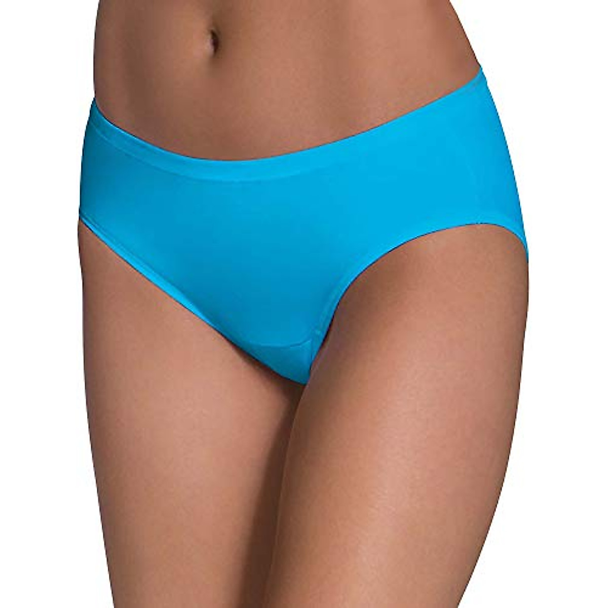 Fruit Of The Loom Women's 6 Pack Comfort Covered Cotton Hipster Panties, Assorted, 5