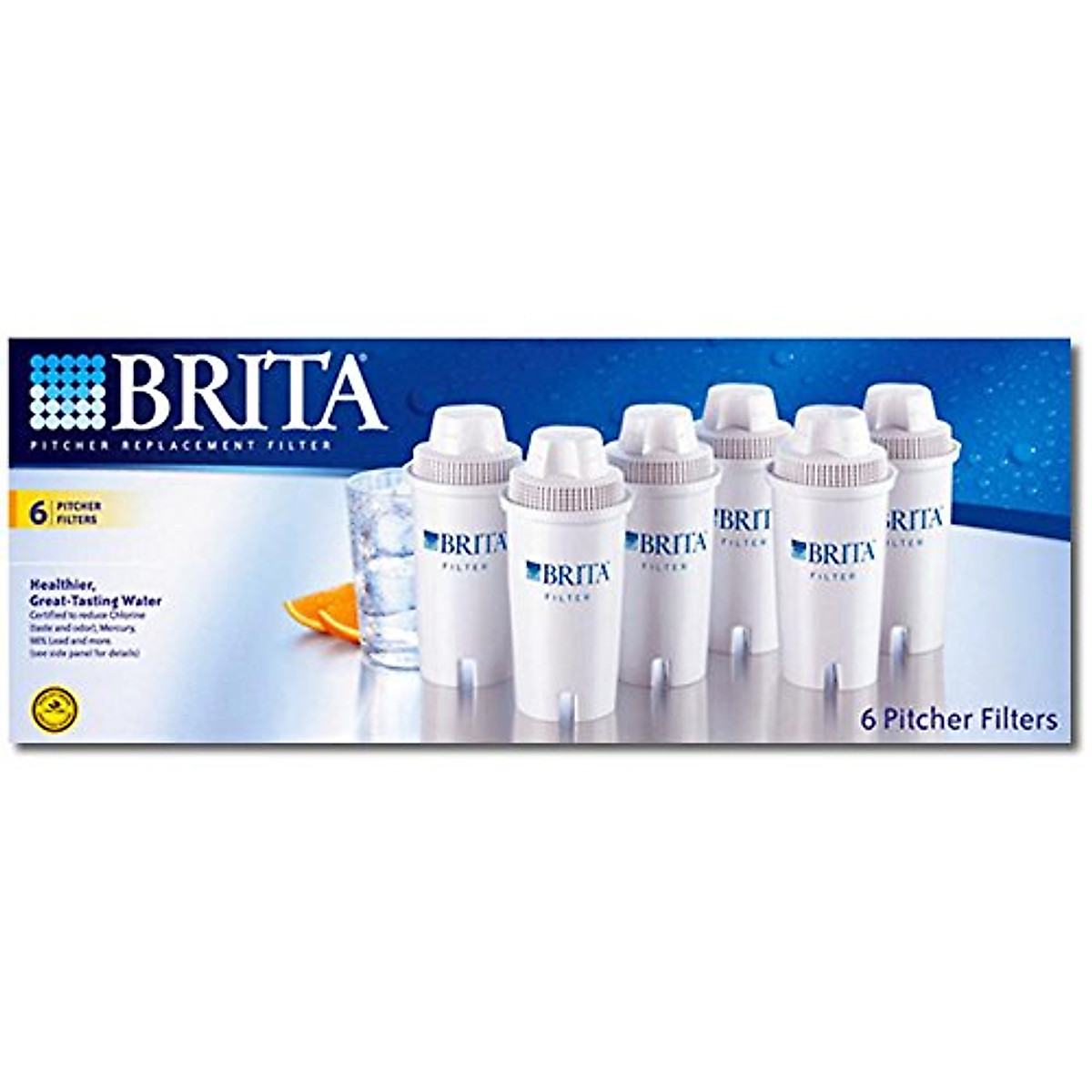 Brita Replacement Filter for Pitchers (6 Pack)