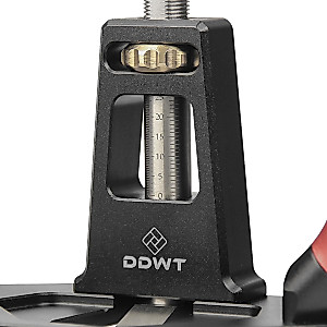 DDWT Router Plane Handheld Woodworking Tool Quick Adjust Depth with Depth Stop for Tuning Joinery Cutting Dados Grooves Mortise