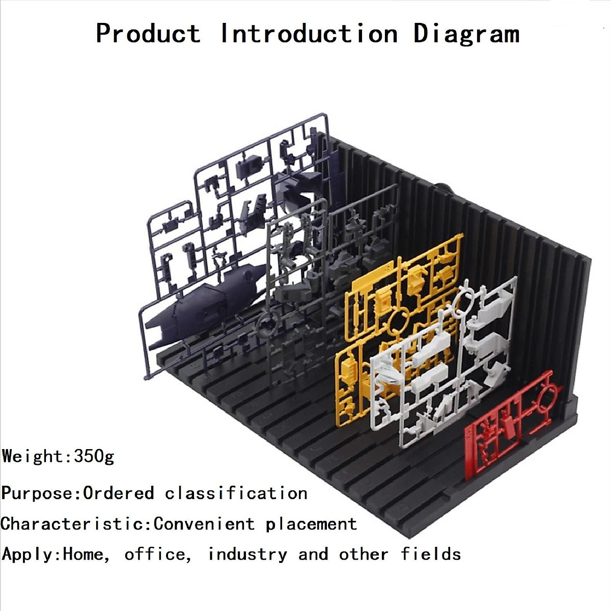 Plastic Parts Shelf,Model Shelf,Gundam Model Tools,Plastic Tool Drawer Storage Container Storage Box, Suitable For Model Pieces Shelves Plastic Rack Organizer for Gundam Hobby Model Making Parts.