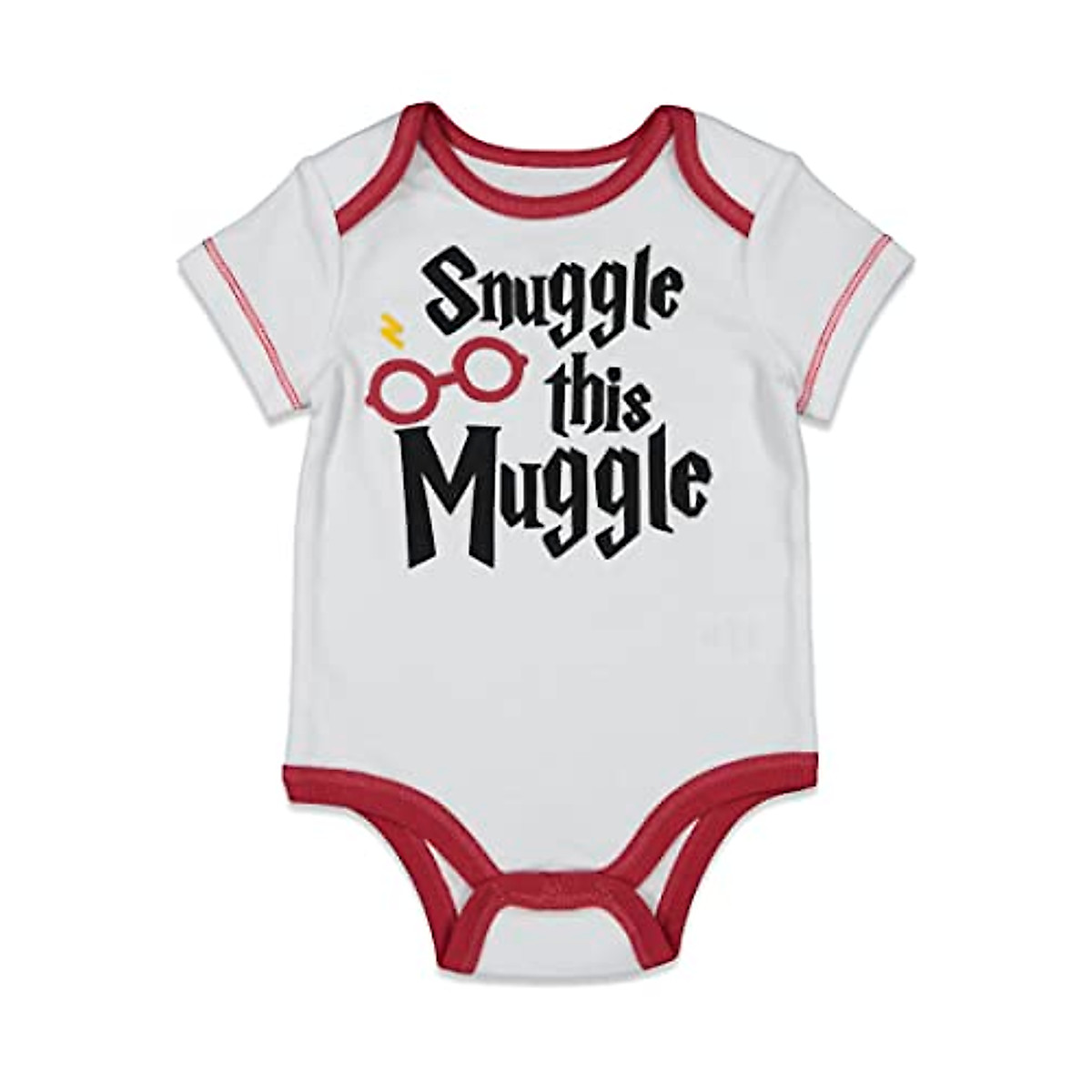 Harry Potter Infant Baby Boys 3 Pack Short Sleeve Bodysuits Multicolored 24 Months
