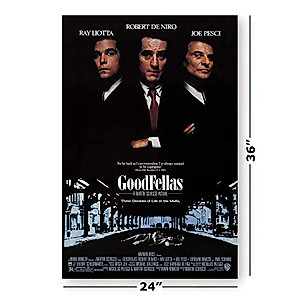 Goodfellas Movie Poster, Size 24x36