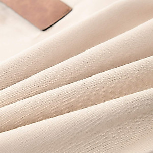 NordECO HOME Set of 2 Throw Pillow Covers - 100% Cotton Soft Decorative Cushion Covers for Bed Home Decoration, 18 x 18, Grey