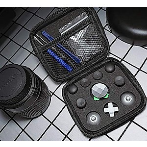 AQIDAP Elite Kit for Xbox One Elite Controller Accessory (6 Different Metal Analog Sticks - 4 Paddles - 2 D-Pads - and 2 Magnetic Base Xbox One Elite Controller Replacement Parts)