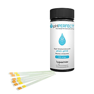 Invigorated Water pH Test Strips - Perfect for Urine and Saliva Testing - Convenient and Easy Testing at Home - Quickly Understand Your Body pH Scale - Super Sensitive and Accurate - pH 4.5 to pH 9.0