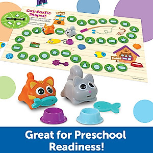 Learning Resources Buddies Pet Set 3 Games in 1 - 27 Pieces, Ages 4+ Preschool Learning Toys, Colors Number Shapes Recognition, Toddler Learning Games