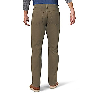 Wrangler Authentics Men's Straight Fit Twill Pant, Thistle, 36W x 30L