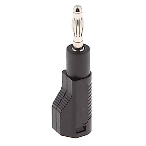 Gazechimp 10PCS Unshrouded 4mm Male Sheath Stackable Banana Plug Red & Black