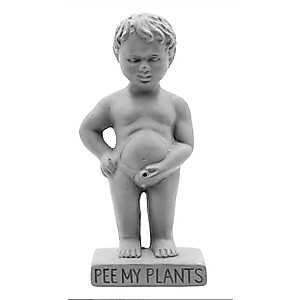 NPW-USA Plant Life Pee My Plants, Garden Statue, Color-Stone