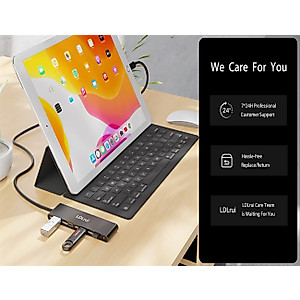 4-Port USB C Hub,USB C to USB C Hub,10Gbps USB C Splitter for Laptop [Data Transfer Only],USB C 3.2 Multiport Adapter for iPhone 15 Pro/Pro Max,MacBook Air/Pro,Mac Mini,iMac,Dell XPS