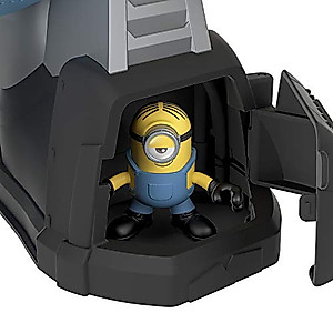 Fisher-Price Minions toys The Rise of Gru MinionBot Robot Playset with Punching Action and Stuart Figure for Preschool Kids Ages 3 and Up