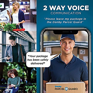 Danby DPG37G Parcel Guard Smart Mailbox - Motion-Activated Camera & Tamper Alarm, Anti-Theft Drop Slot |Wi-Fi & Smart App Enabled |Protects Parcels from Porch Pirates & Weather Damage