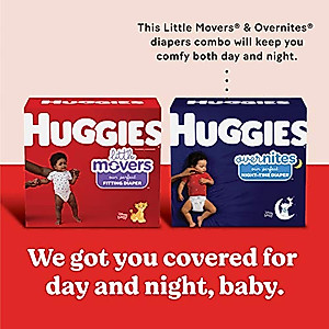 Nighttime Baby Diapers Size 3, 24 Ct, Huggies Overnites