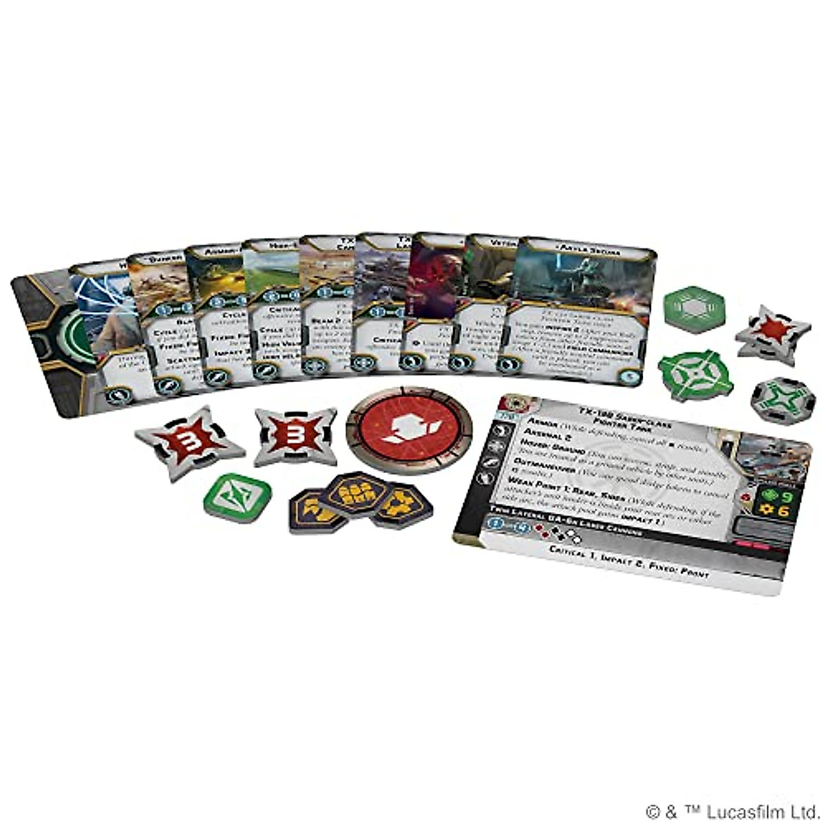 Atomic Mass Games Star Wars: Legion TX-130 Saber-Class Tank Unit Expansion - Unleash Elegant Fury! Tabletop Miniatures Strategy Game for Kids and Adults, Ages 14+, 2 Players, 3 Hour Playtime, Made