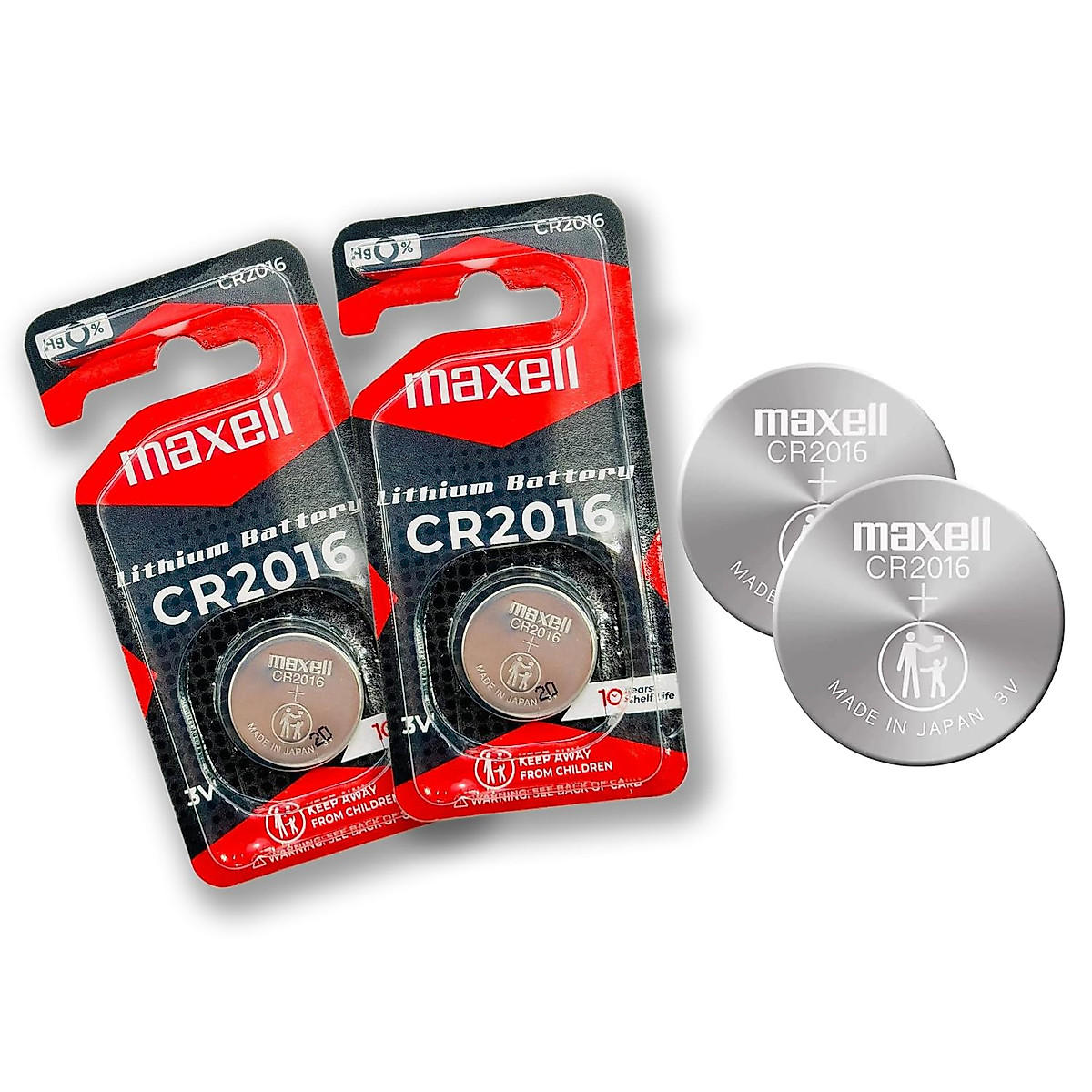 CR 2016 MAXELL LITHIUM BATTERIES (2 piece) 3V Watch 2016 New
