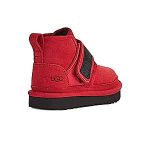 UGG Boy's T Neumel Snapback Chukka Boot, Samba RED, 10 Toddler