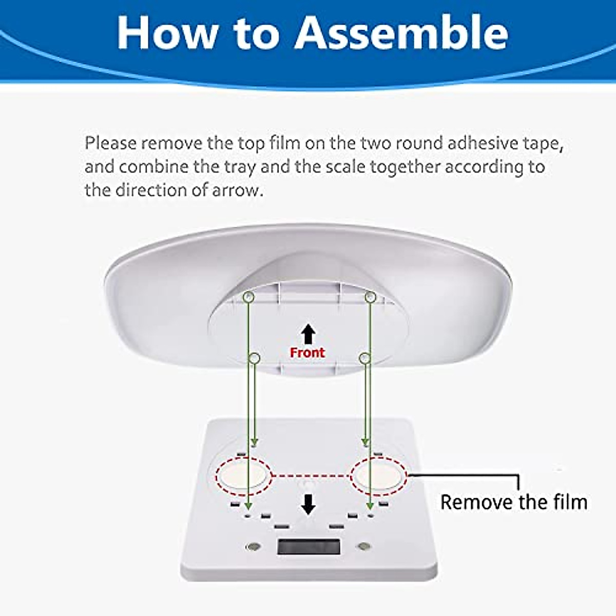 Small Animal Scale - LCD Electronic Scales with 3 Weighing Modes Multifunctional Digital Pet Scale for Ferret Hamster Hedgehog Lizard New Born Kitten Puppy (Max: 22lbs) (White)