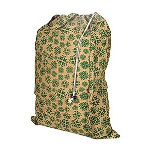 LFH Home Heavy Duty Extra Large Printed Canvas Laundry Bag Dirty Clothes Bag Organizer With Shoulder Strap, Durable Bag Pack For Home College Dorm Restaurents Students Camp Travel - 28x36 Inch