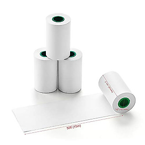 Methdic 2 1 4 x 50' Thermal Paper 50 Pack,BPA BPS Free Credit Card Paper Rolls Thermal