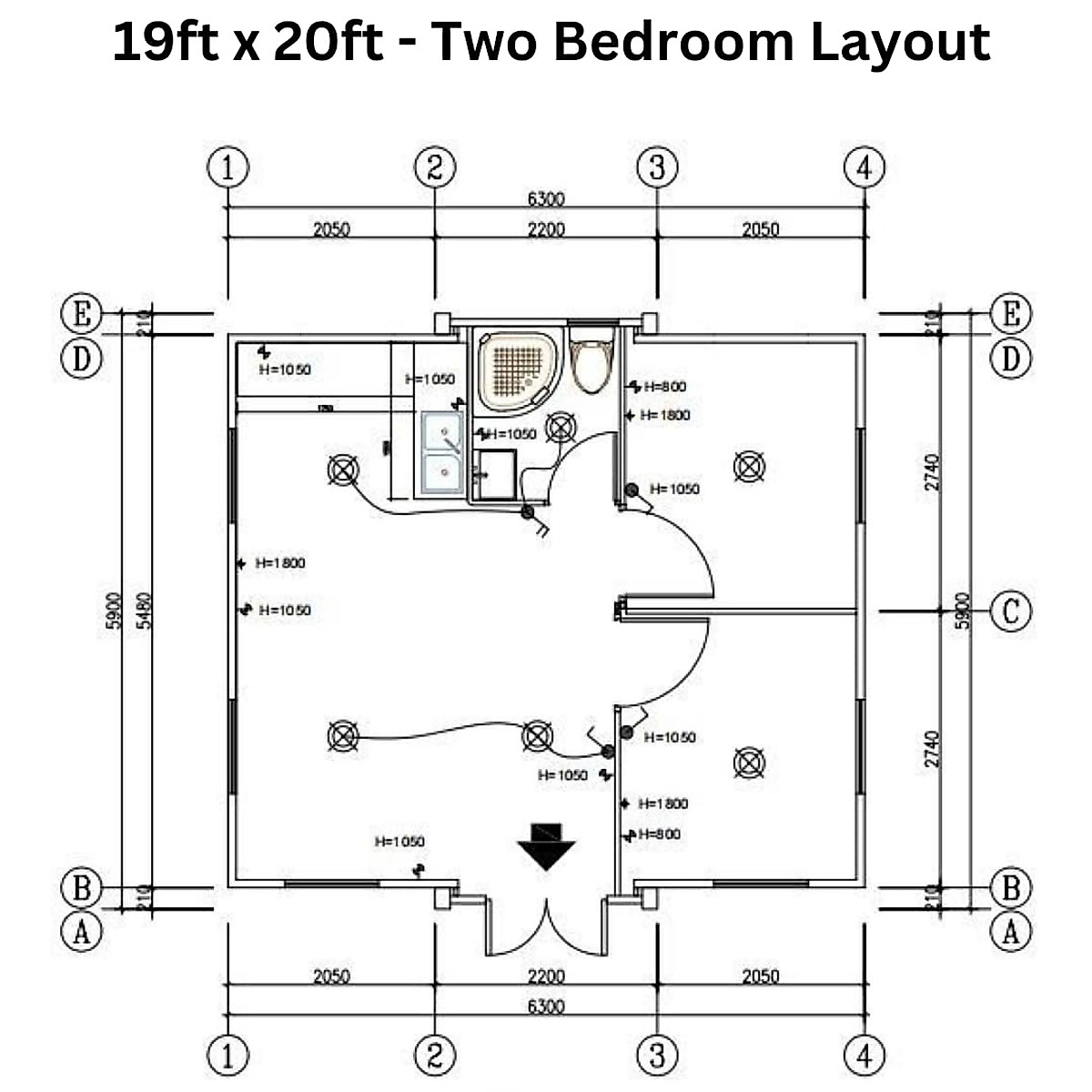 Semi-furnished, All Amenities, Tiny House, Container Homes Prefabricated, Modular Home, Portable House, Prefab Tiny Homes, (19x20ft Container