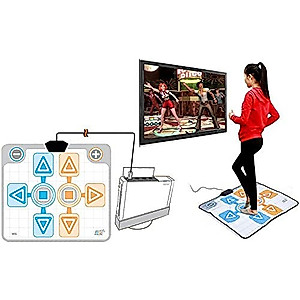 OSTENT Non-Slip Dancing Pad Dance Mat for Nintendo Wii Gamecube NGC Console Sport Dance Games
