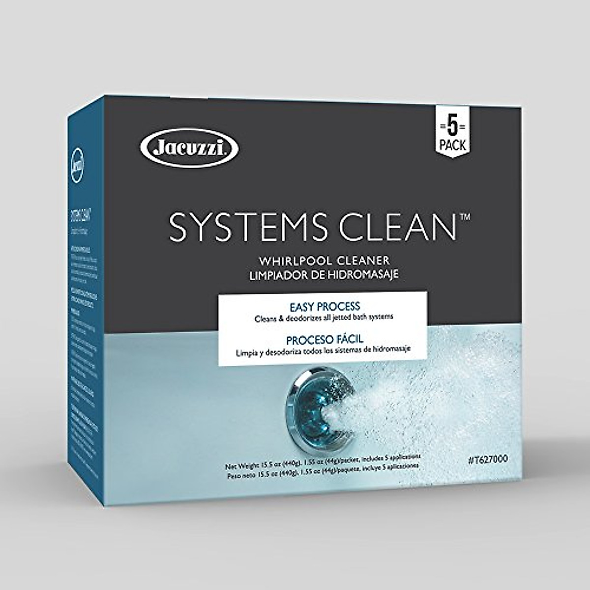 Jacuzzi T627000 Systems Clean Whirlpool Bath