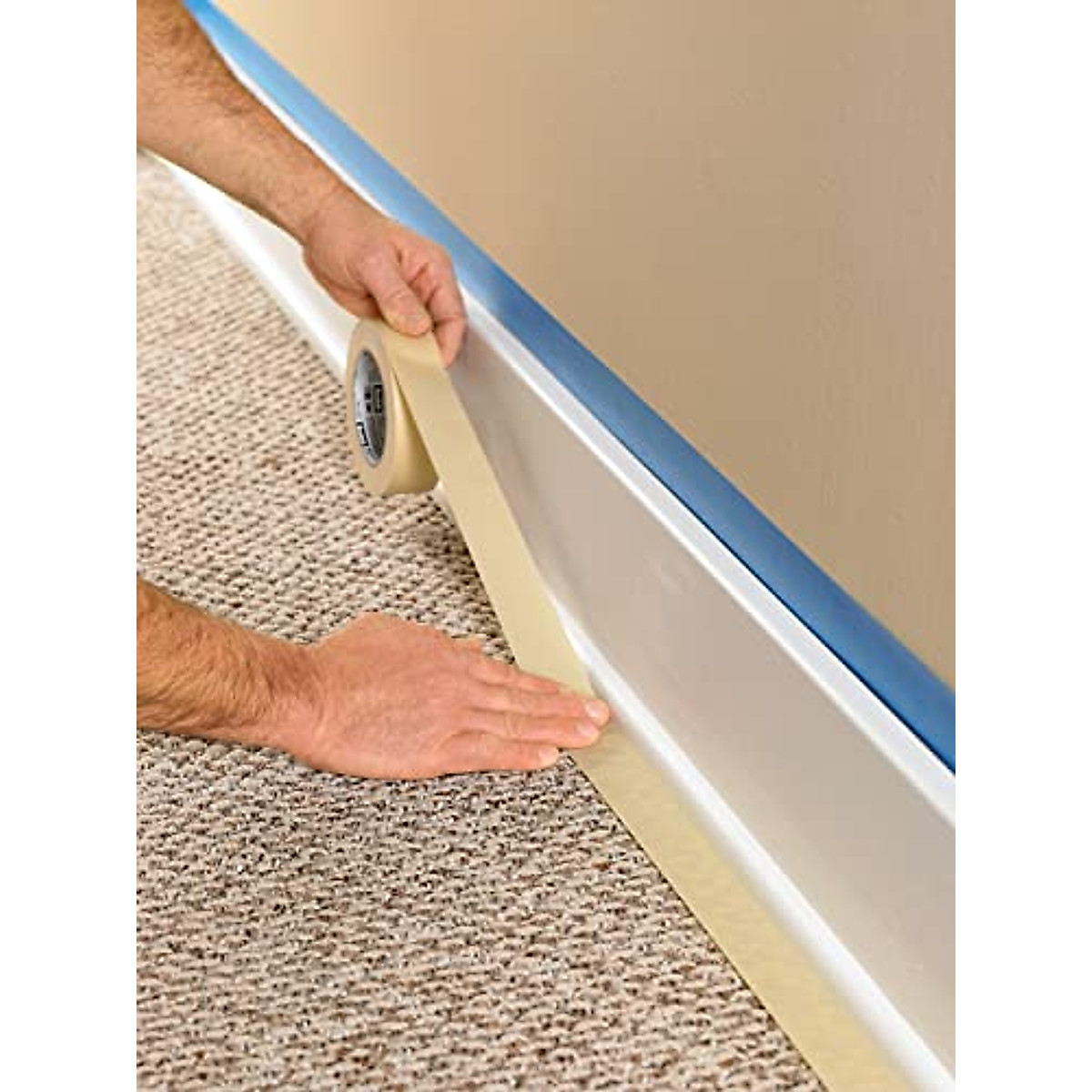 Scotch General Purpose Masking Tape, Tan, Tape for Labeling, Bundling and General Use, Multi-Surface Adhesive Tape, 1.41 Inches x 60 Yards, 1 Roll