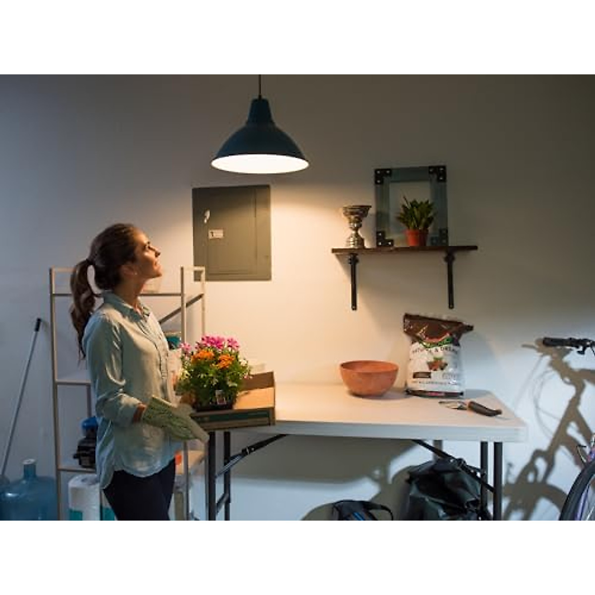 Feit Electric A19 LED Light Bulb, 60W Equivalent, Dimmable, Color Selectable 6-Way, E26 Medium Base, 90 CRI, 800 Lumens, 22-Year Lifetime, OM60DM/6WYCA/2, 2-Pack